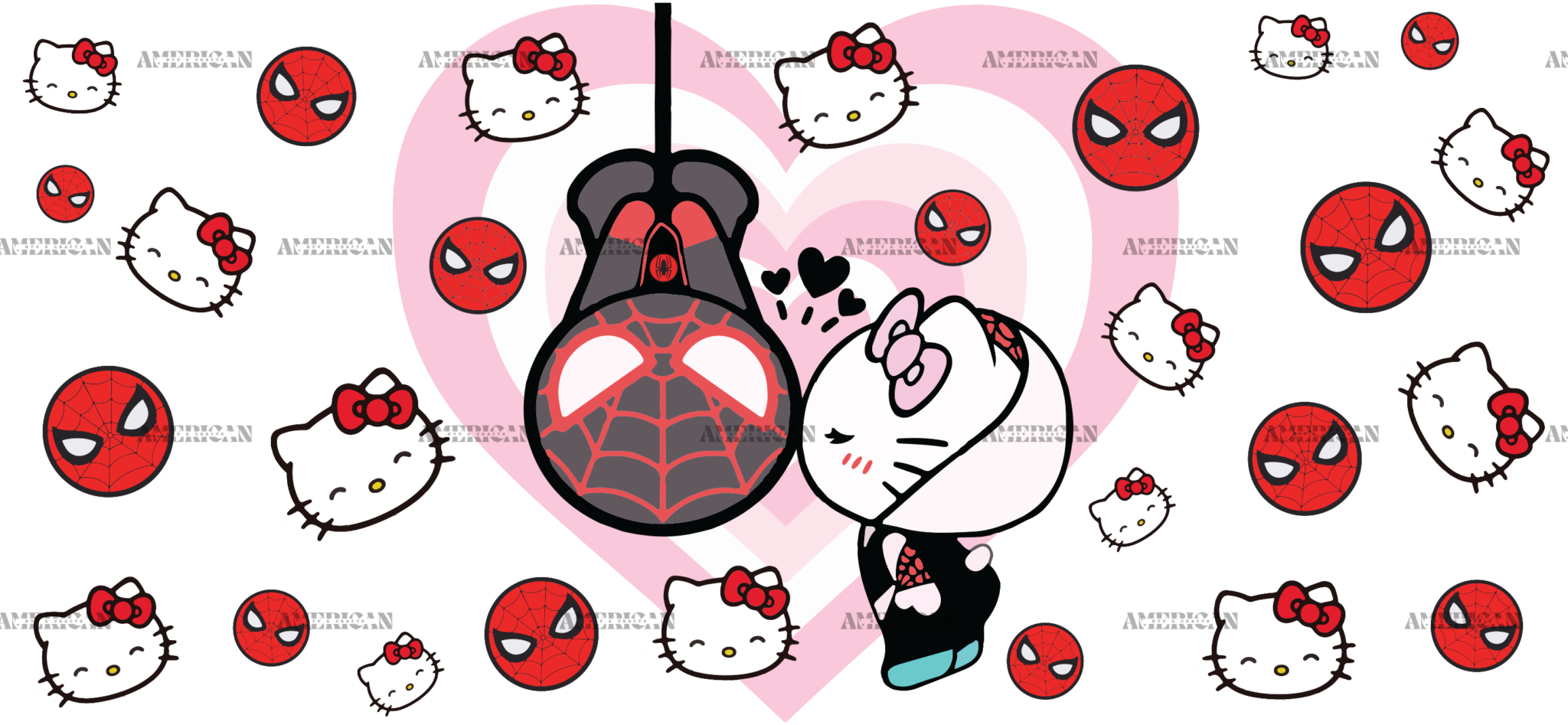 Spider Kitty-3 UV DTF Transfer - American HTV Mesquite